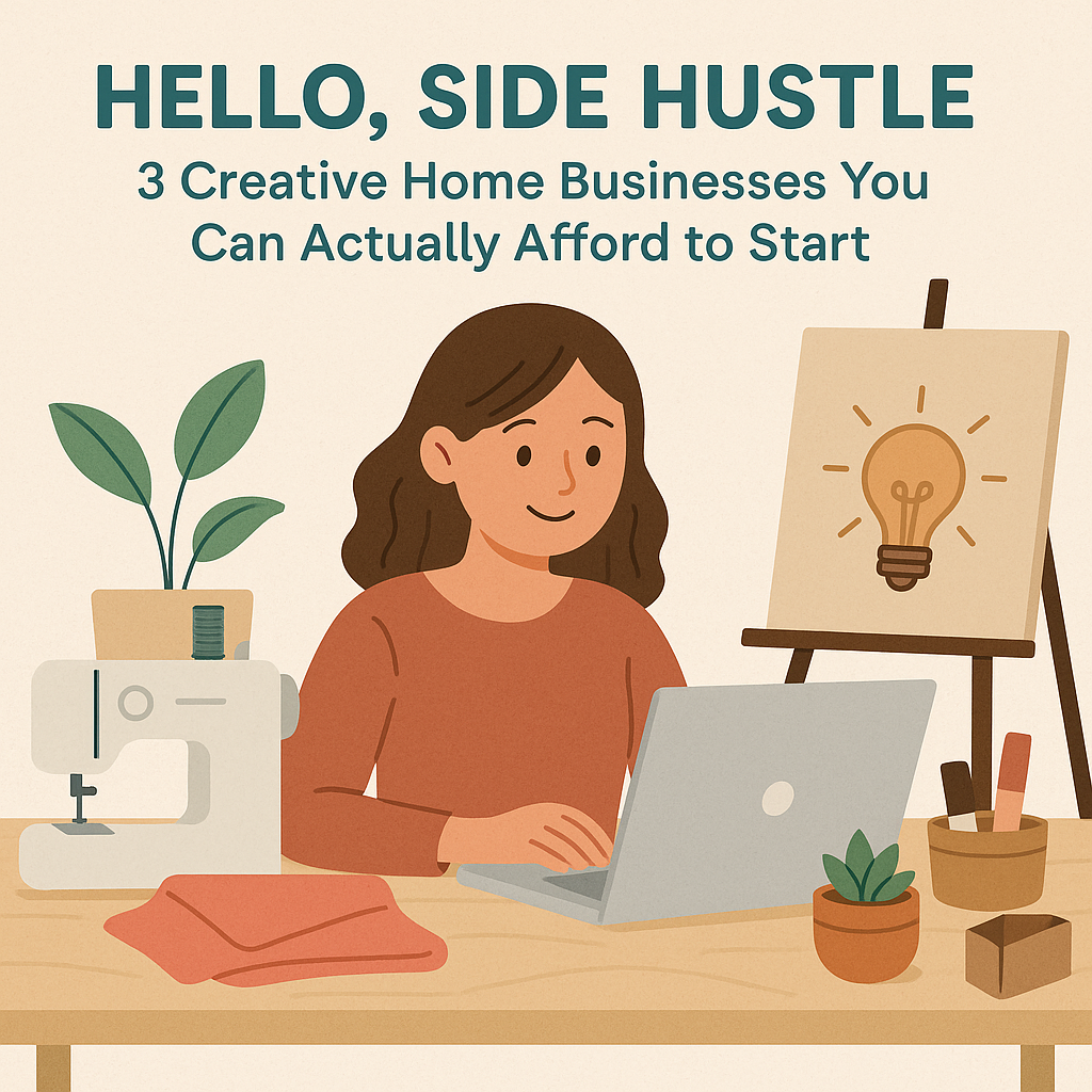 Hello, Side Hustle! 5 Creative Home Businesses You Can Actually Afford ...